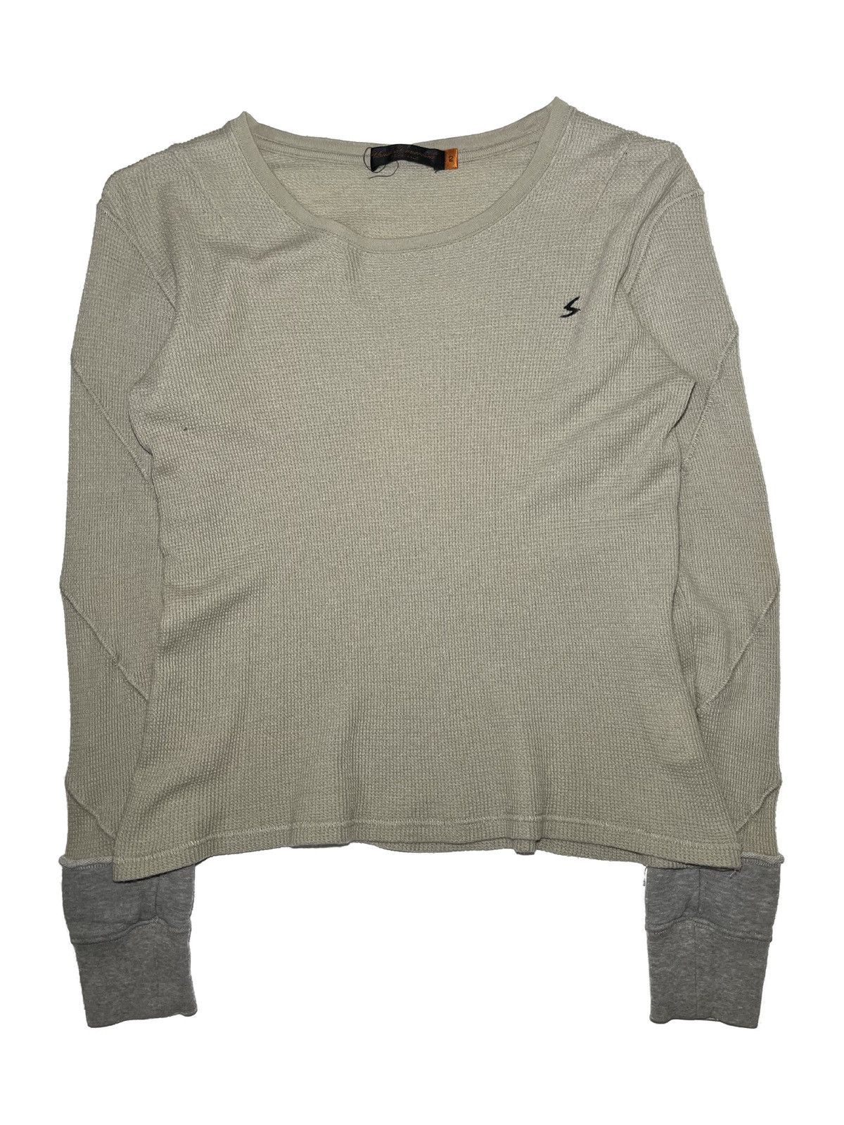 Undercover AW05 Arts & Crafts Spiral Lightning Bolt Thermal Longsleeve ...