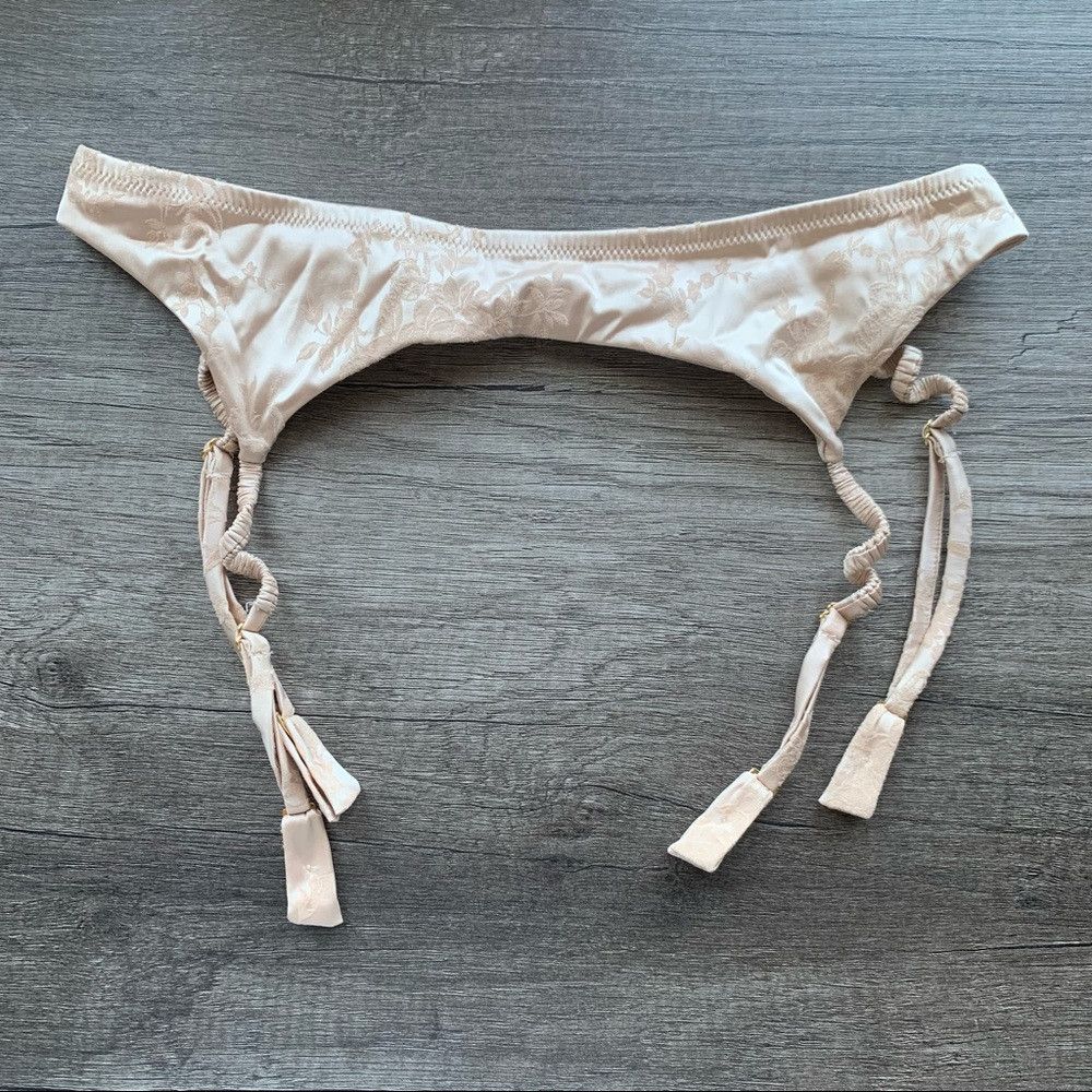 Victoria's Secret Victoria’s Secret Dream Angels Satin Garter Belt ...