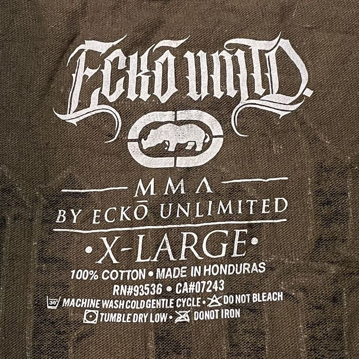 Marc Ecko Rare Ecko Unltd MMA Streetwear Y2K Affliction Style Tee | Grailed