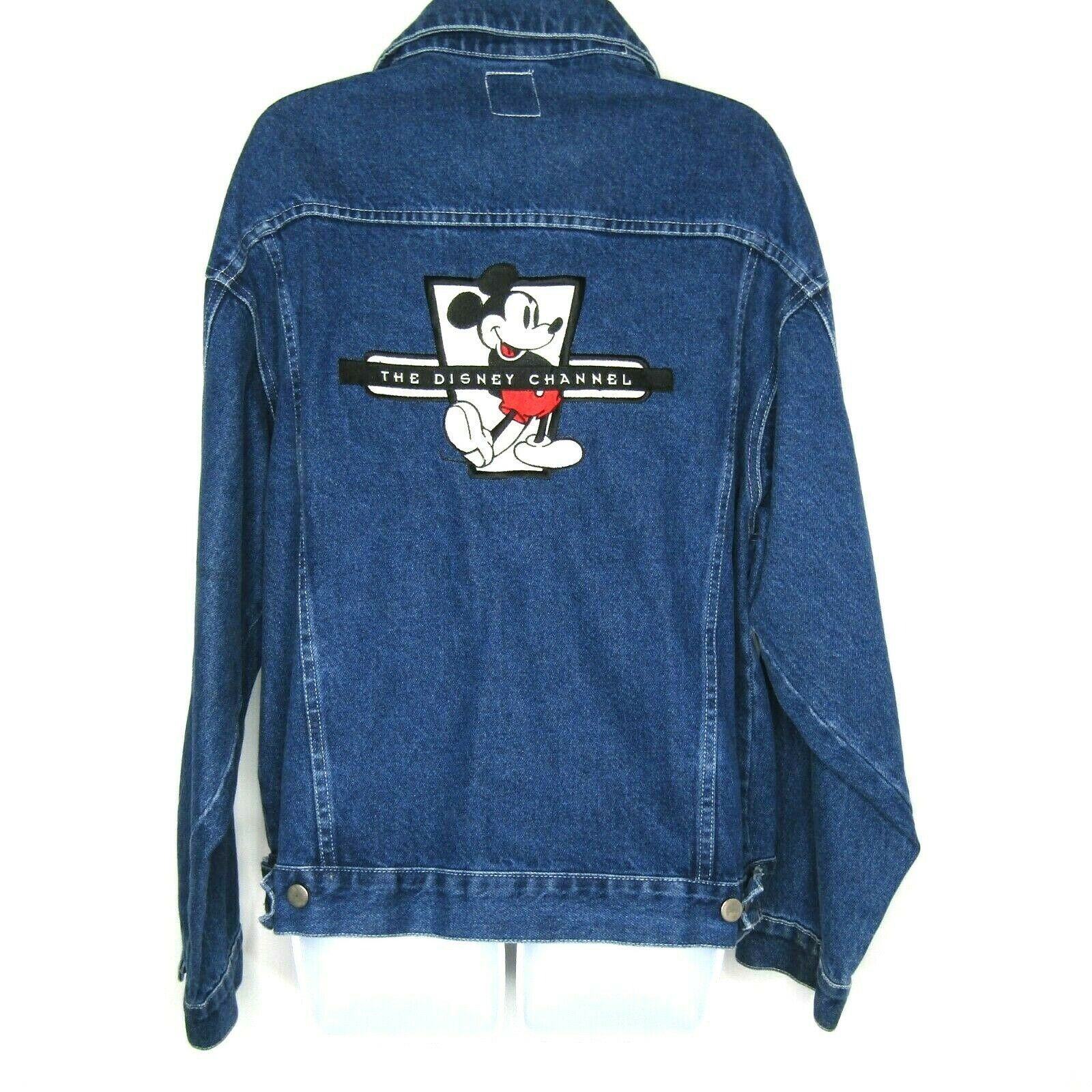 Vintage Vintage Disney Channel Denim Jacket Mickey Mouse Large Made ...