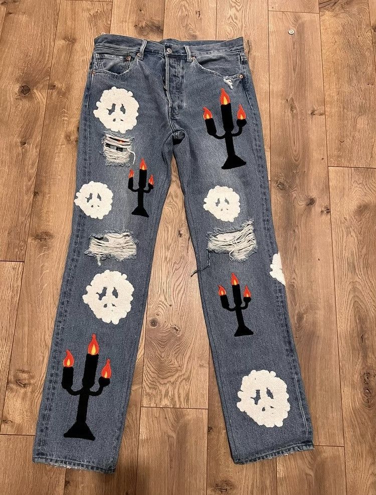 DENIM TEARS DENIM TEAR “ABLOH TEARS” PUFF PRINT | Grailed