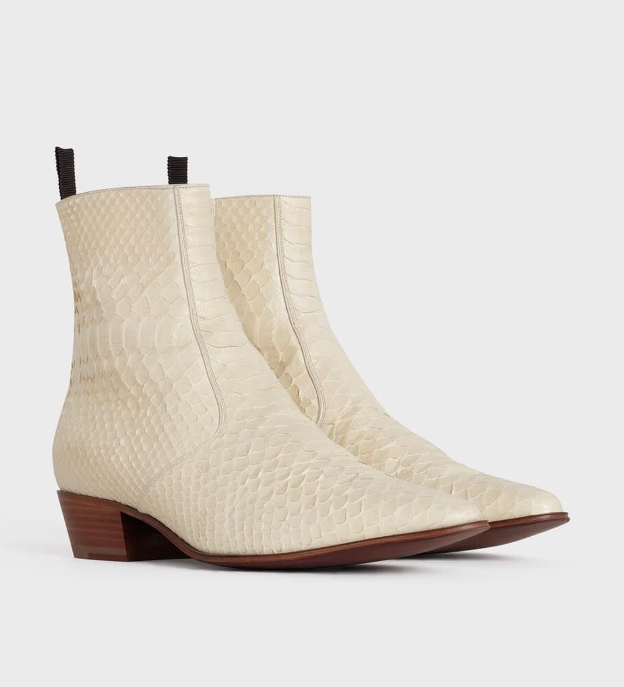 Celine GRAIL - SS20 Macadamia White Python Jacno 45 | Grailed