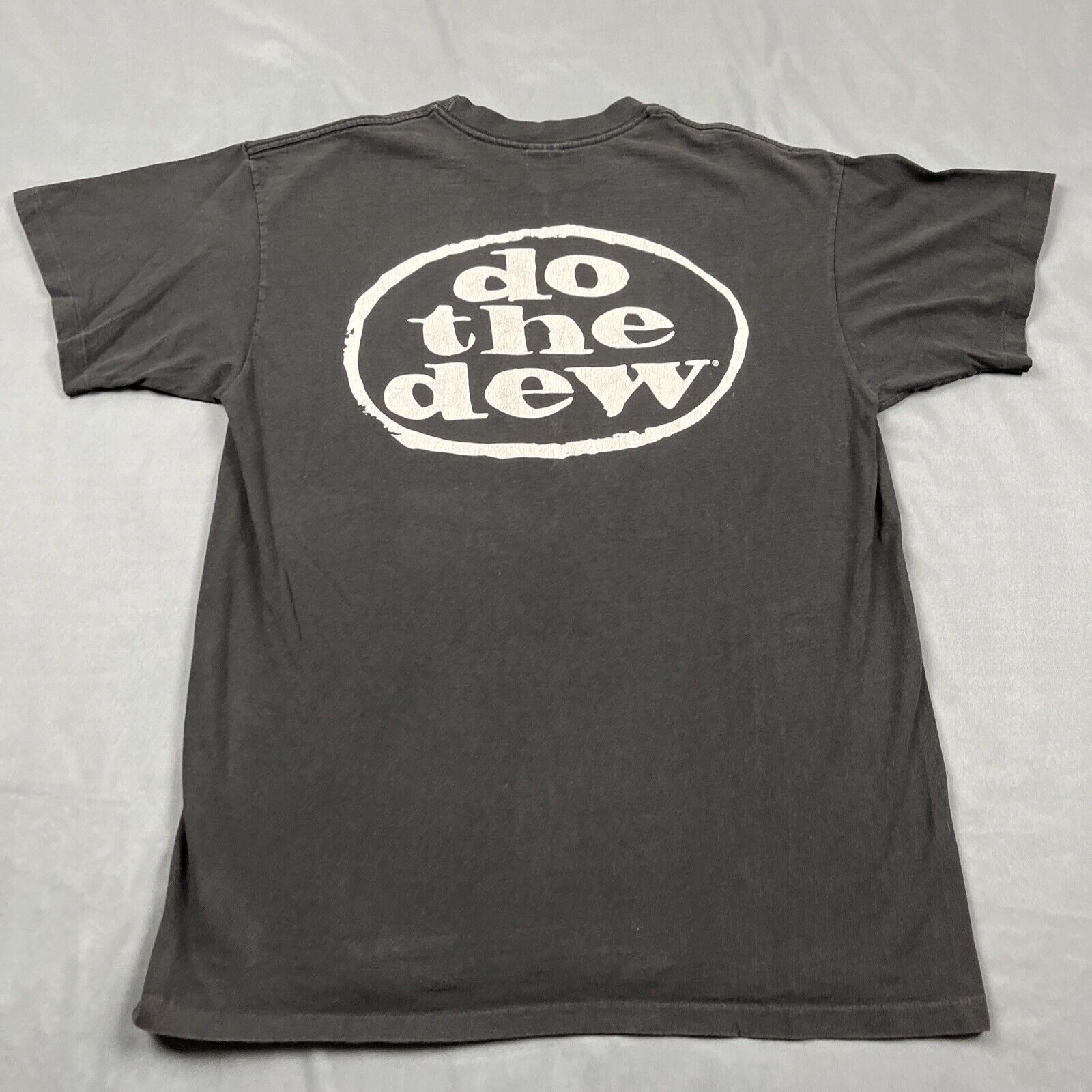 Vintage Vintage Mountain Dew Shirt Do The Dew Black Promo T Shirt L/XL ...