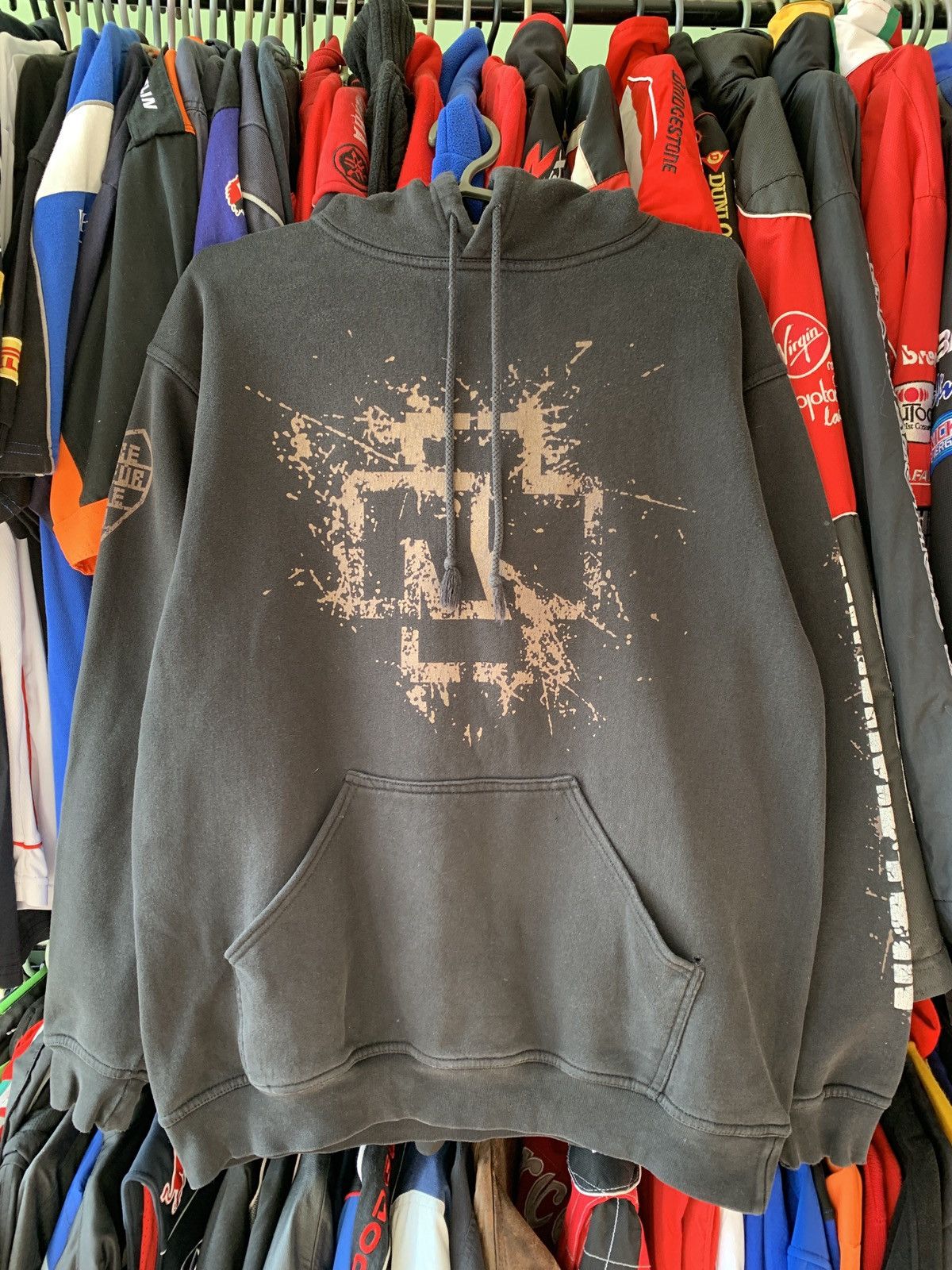 Band Tees × Rock T Shirt × Vintage VINTAGE RAMMSTEIN LIFAD HOODIE like ...