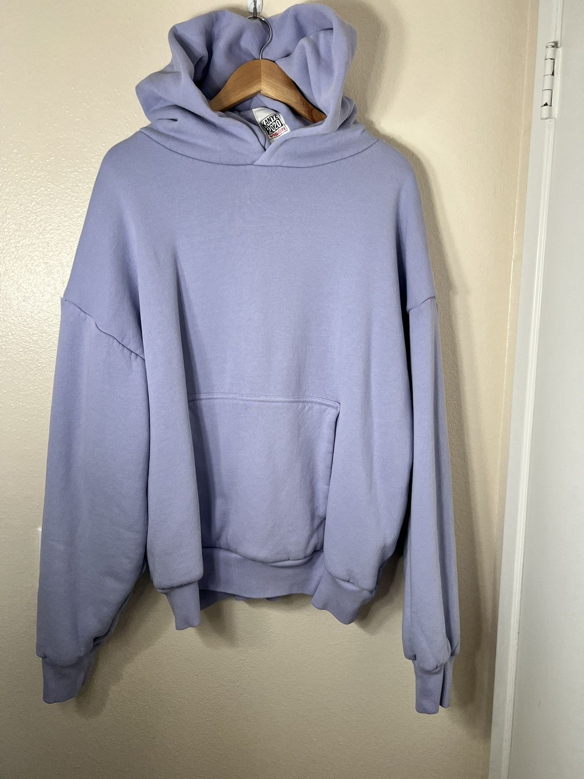 Kanye West Kanye West 2020 Vision Double Layered Purple Hoodie | Grailed