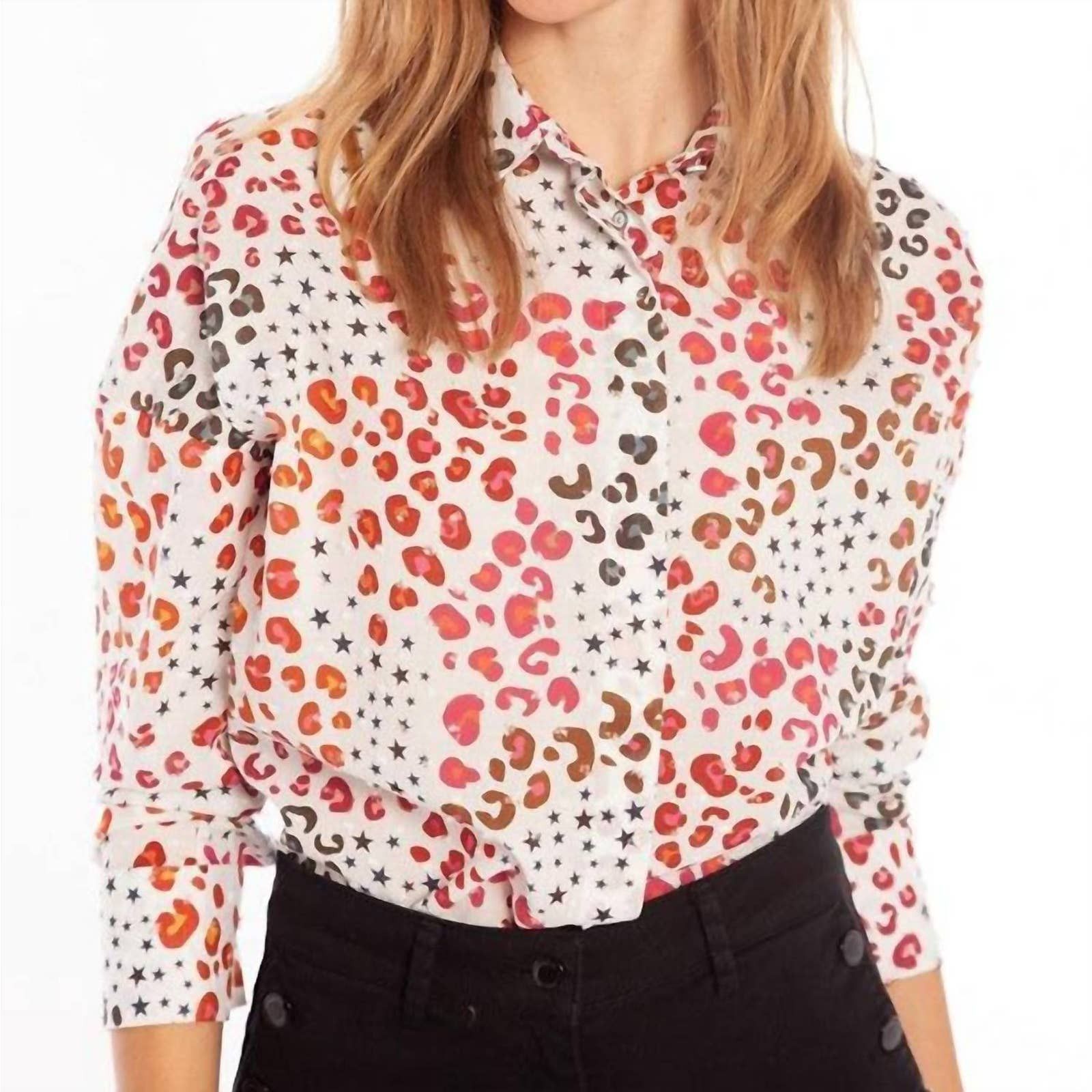 Vilagallo NEW VILAGALLO Telma Loano Shirt In White Print | Grailed