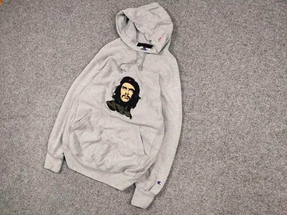 Vintage Vintage 90's Ssur Plus x Champion Che Guevara pota Hoodie | Grailed