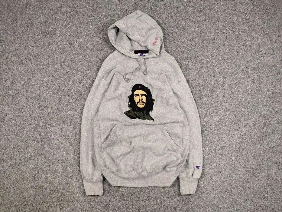 Vintage Vintage 90's Ssur Plus x Champion Che Guevara pota Hoodie | Grailed