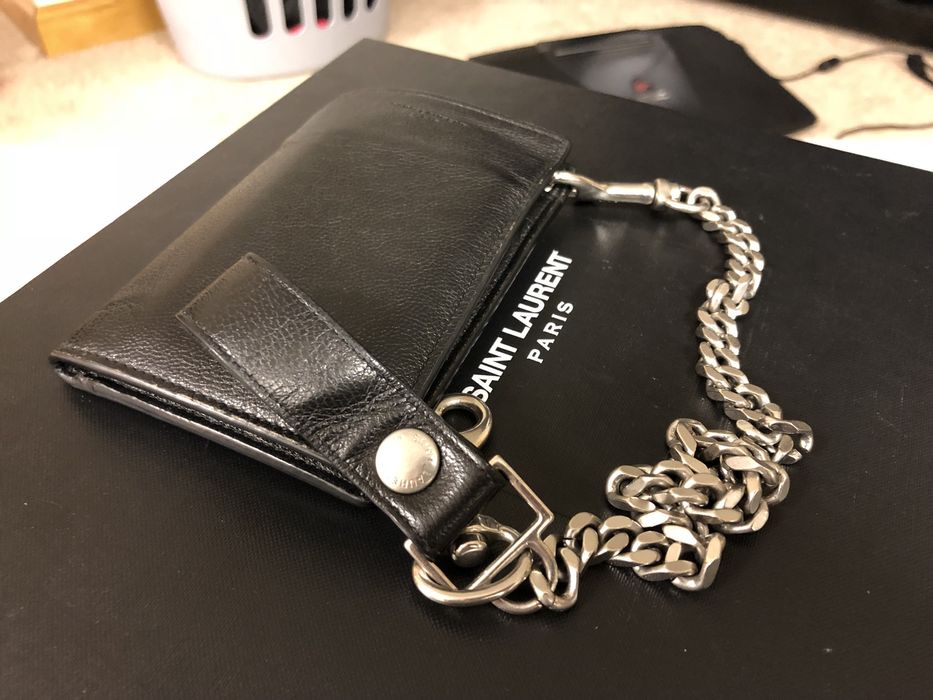 Saint Laurent Paris Bifold Saint Laurent Paris Chain Drive Wallet With ...