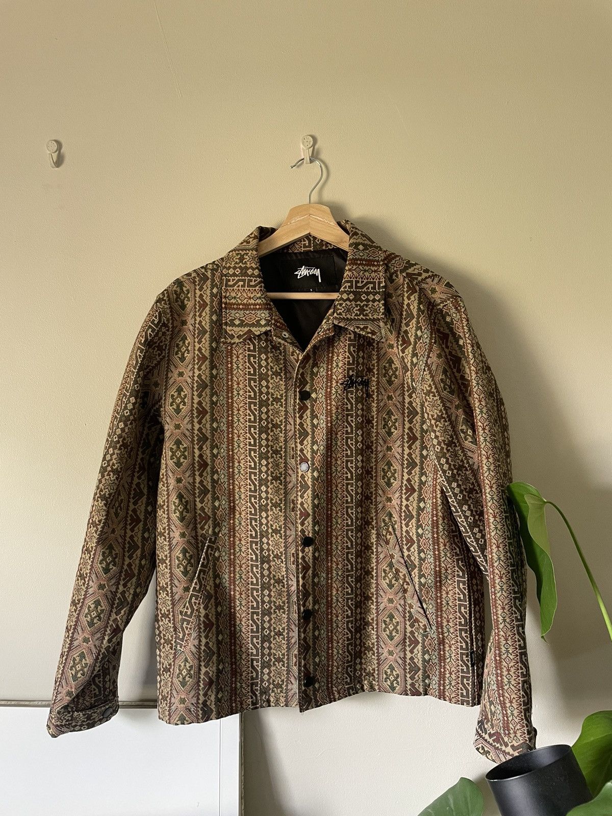 Stussy Stussy tapestry coach jacket | Grailed