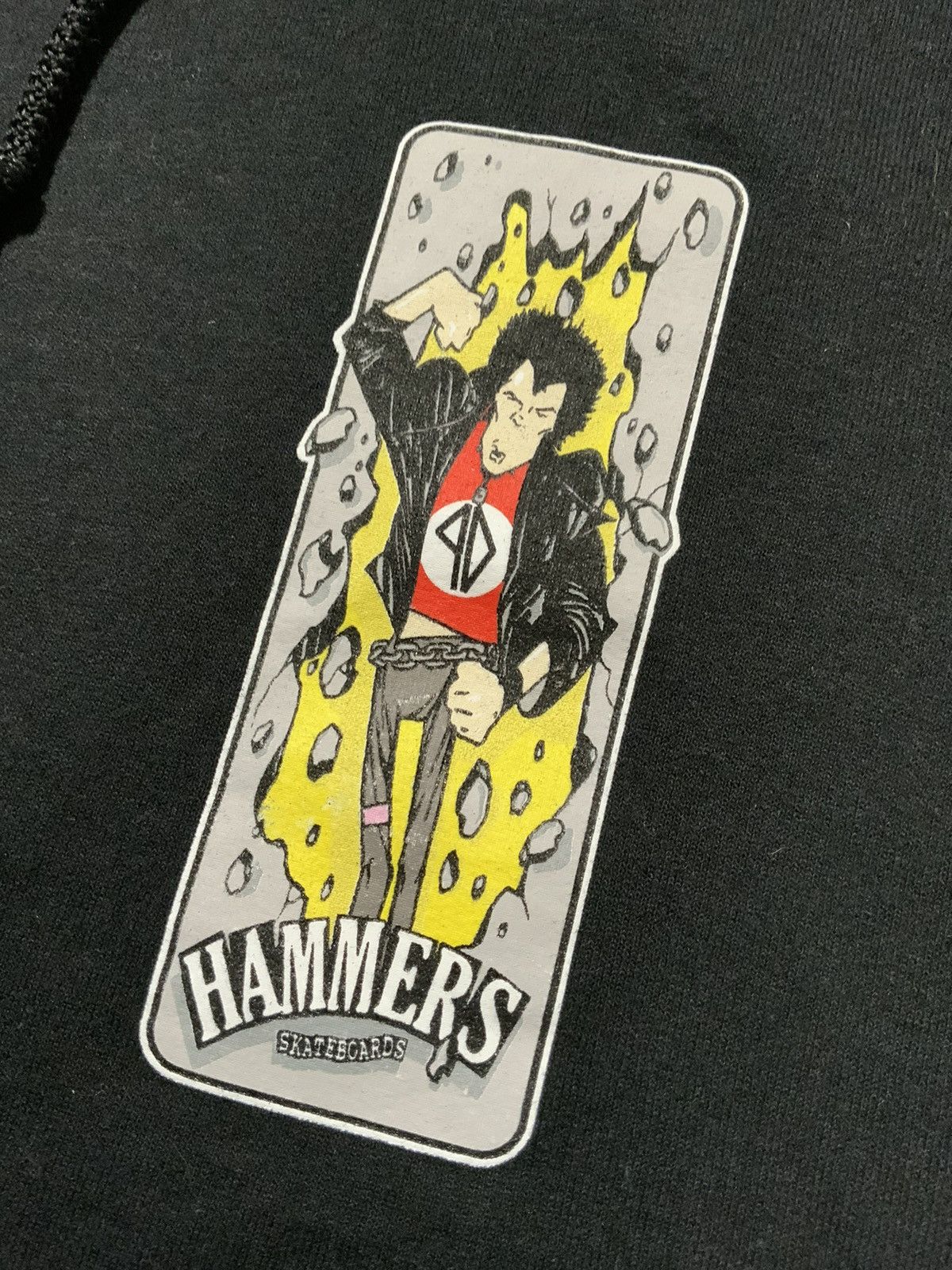 Streetwear Hammers Skateboards Jim Greco Model #1 Fleece Hoodie | Grailed