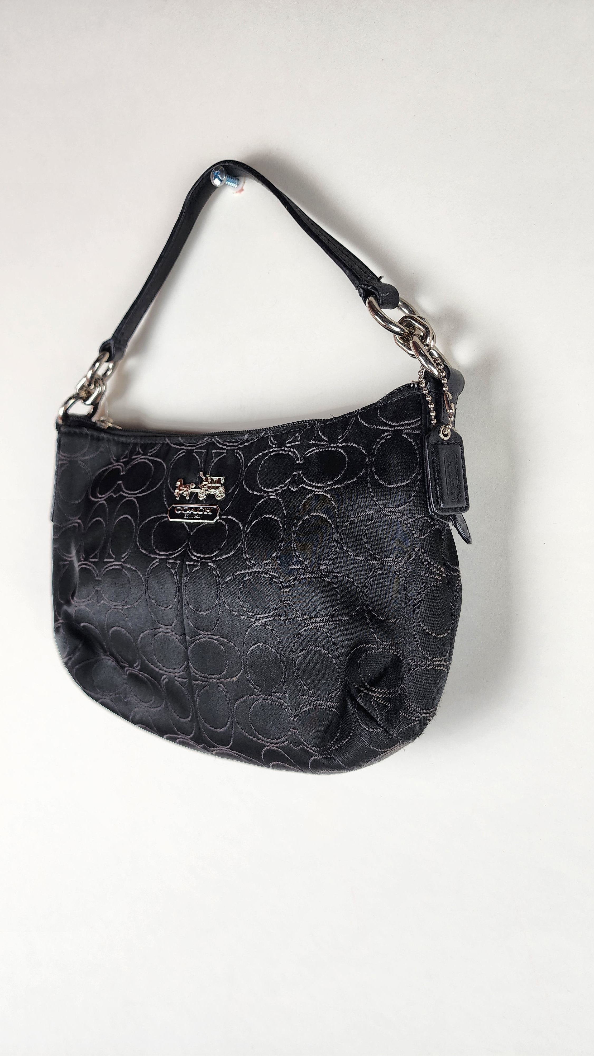 Coach Vintage Black Coach Signature Emblem Bag | Grailed