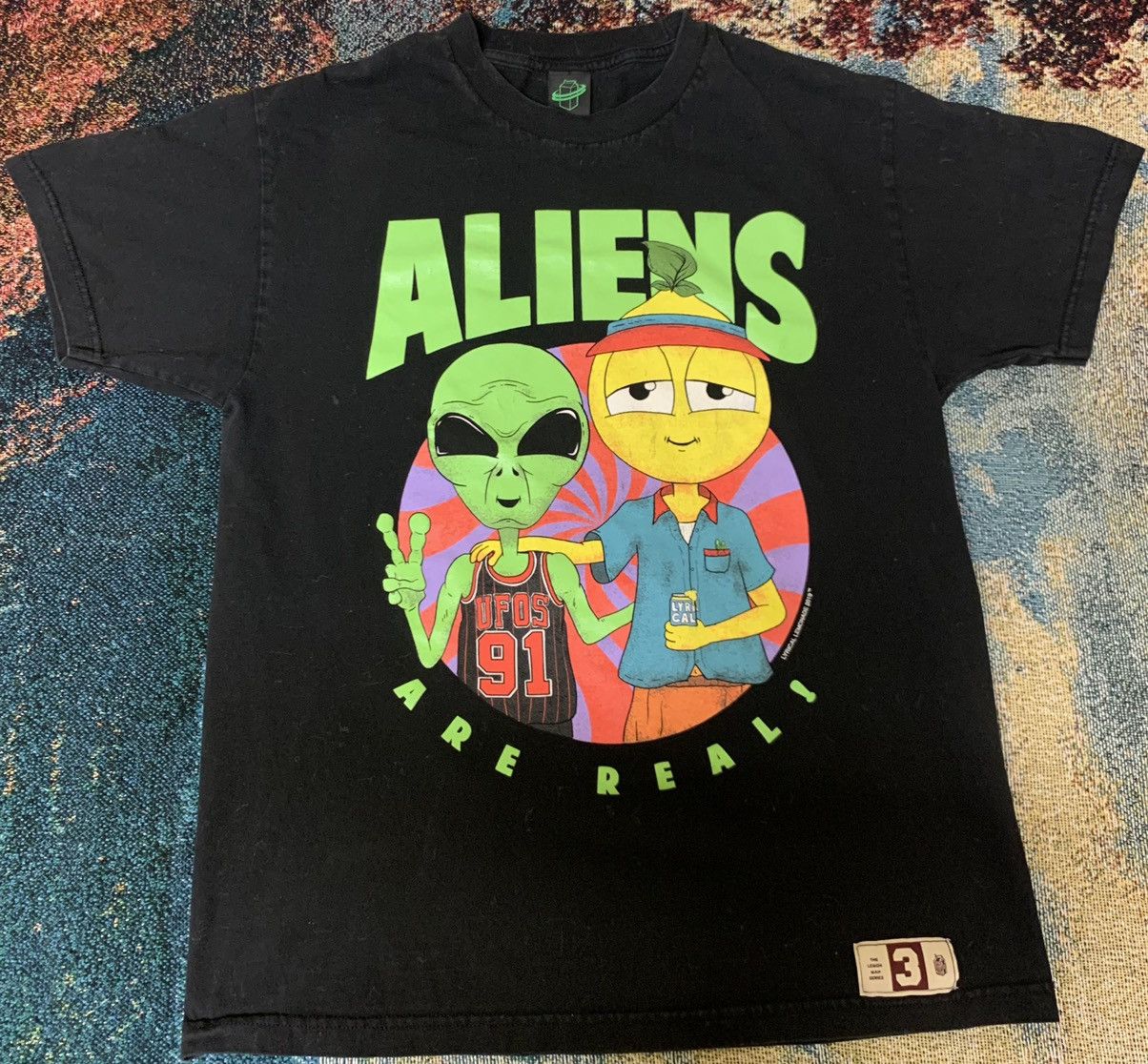 Lyrical Lemonade Lyrical Lemonade “Aliens are real” Tee Shirt | Grailed