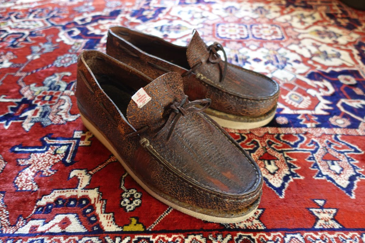 Visvim VISVIM CANOE MOC-FOLK (VIBRAM CUSTOM) | Grailed