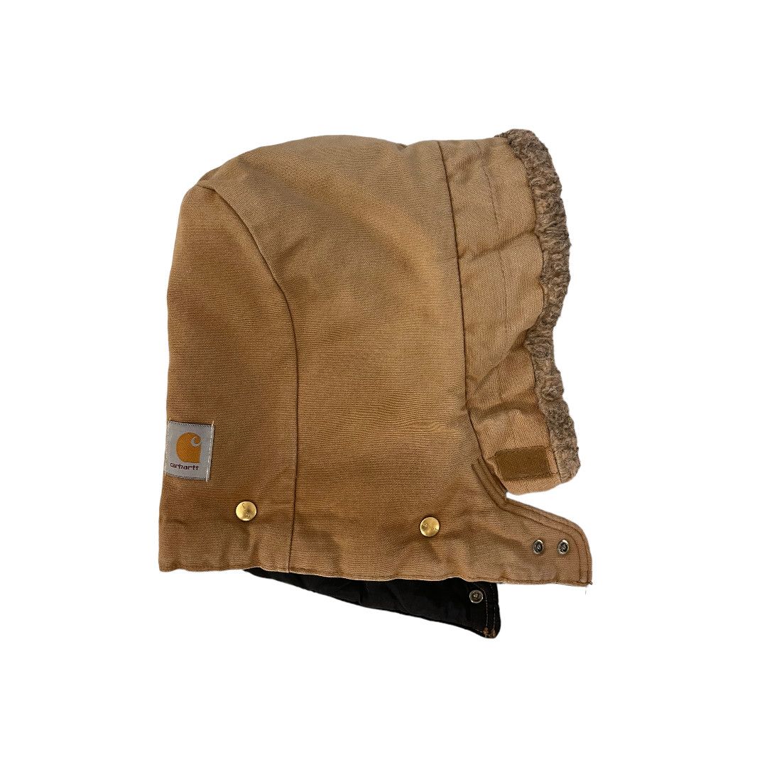 Vintage Rare Carhartt Vintage Fur-Lined Distressed Trapper Hood | Grailed