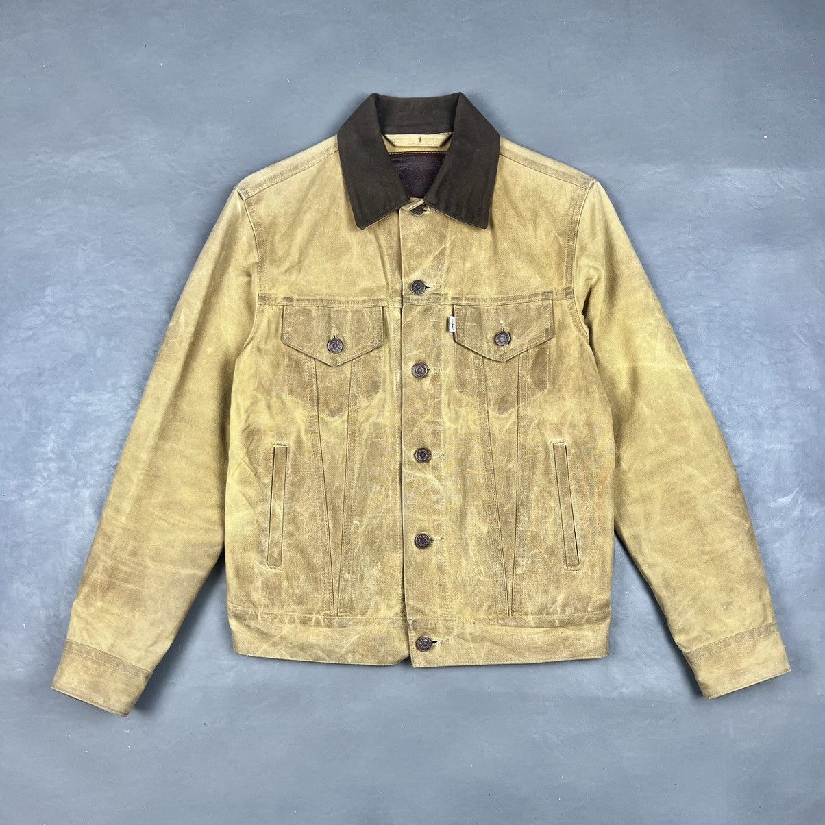 Filson × Levi's Filson X Levi’s Waxed Tin Cloth Type 3 Trucker Jacket ...
