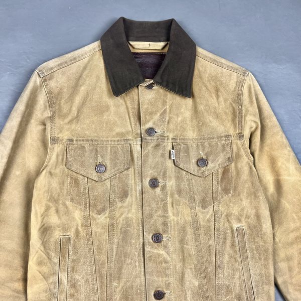 Levi's Filson X Levi’s Waxed Tin Cloth Type 3 Trucker Jacket | Grailed