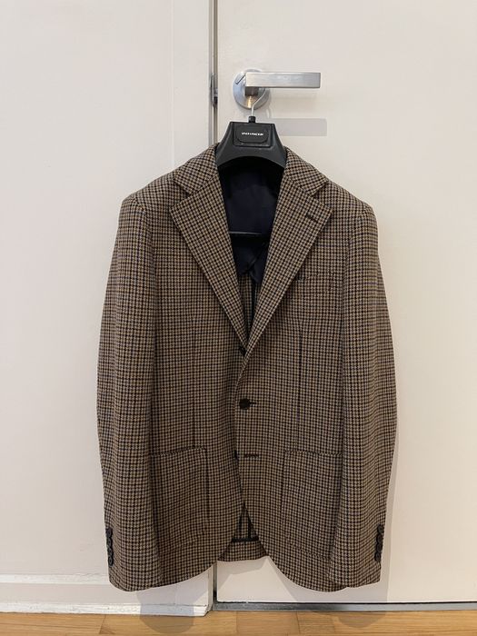 Spier And Mackay Spier & Mackay Abraham Moon Gun Check Tweed Blazer 36R Slim | Grailed