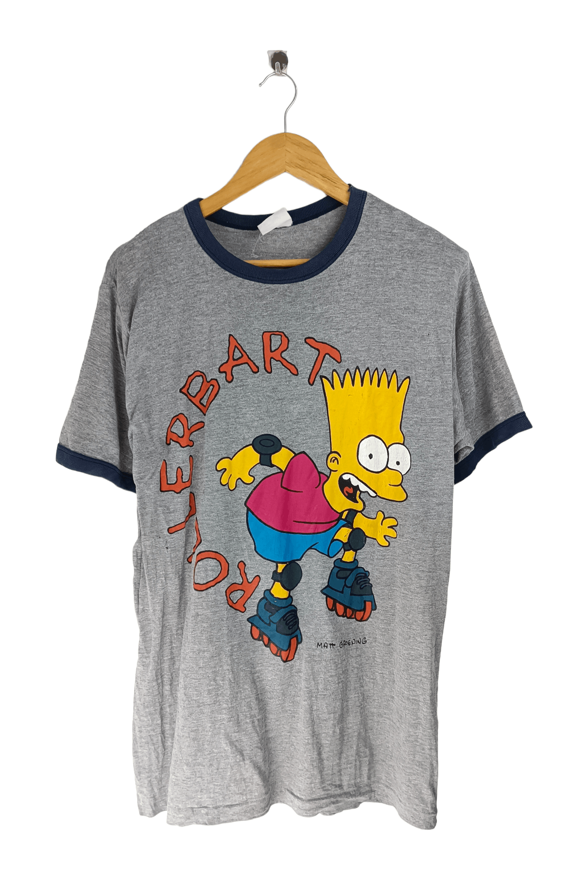 Vintage VINTAGE BART THE SIMPSON 90'S RINGER TEE | Grailed