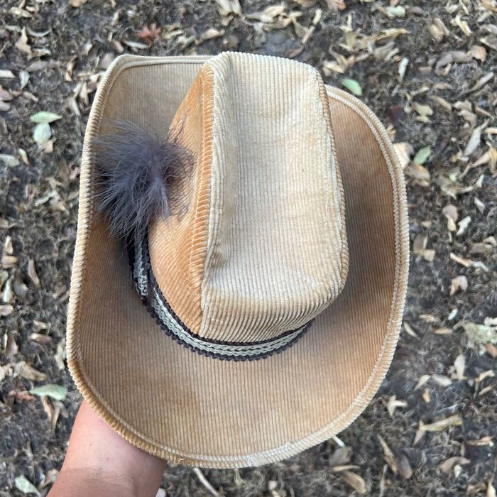 Vintage Vintage 70s Corduroy Cowboy Hat Union Made | Grailed