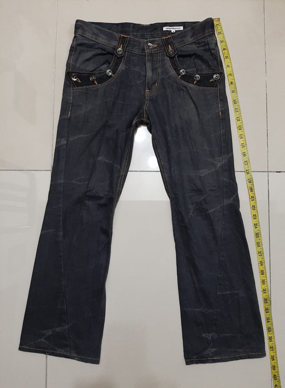 Japanese Brand AWESOME SEMANTIC DESIGN FLARED DENIM | Grailed