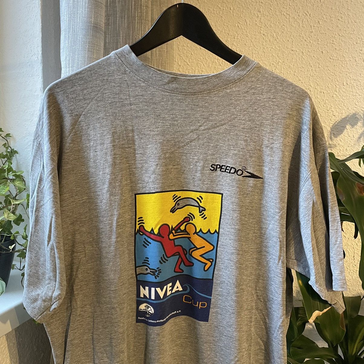 Keith Haring × Speedo × Vintage Speedo Nivea x Keith Haring Vintage T ...