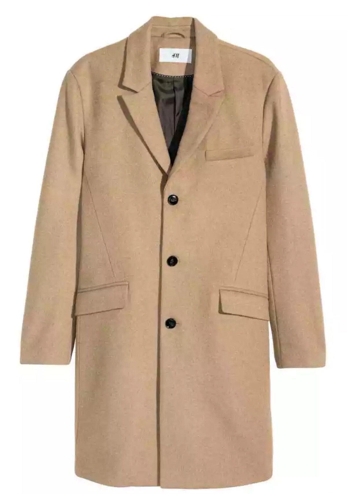 H&M Slim Camel Overcoat David Beckham Collection. Brand New! | Grailed