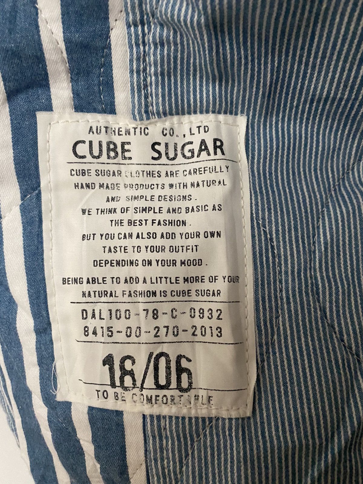 Vintage 🇯🇵 Cube Sugar Indigo Jacket military design | Grailed