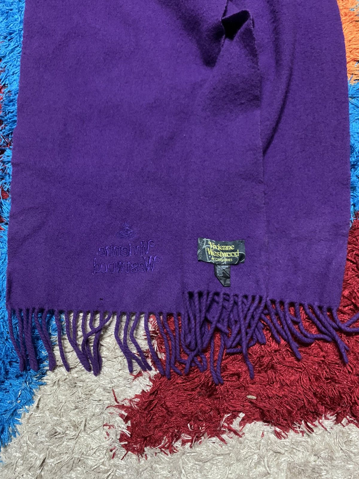 Vivienne Westwood VIVIENNE WESTWOOD MAFLA/SCARVE LOGO | Grailed