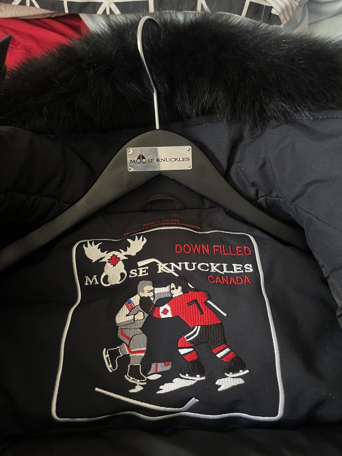 Moose Knuckles MOOSE KNUCKLE COAT ( Ballistic Bomber w Fur) | Grailed