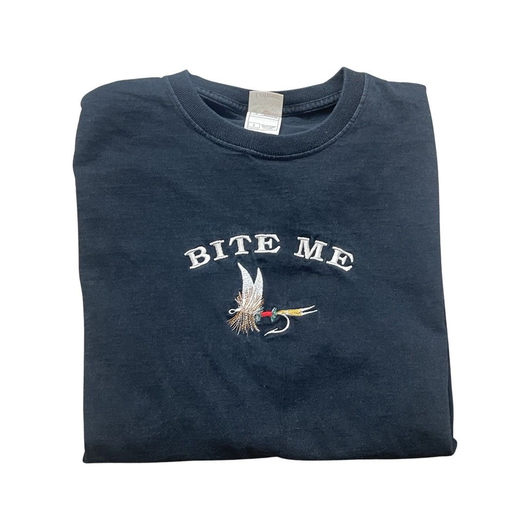 Fruit Of The Loom × Streetwear × Vintage Bite Me Fishing Lure ...