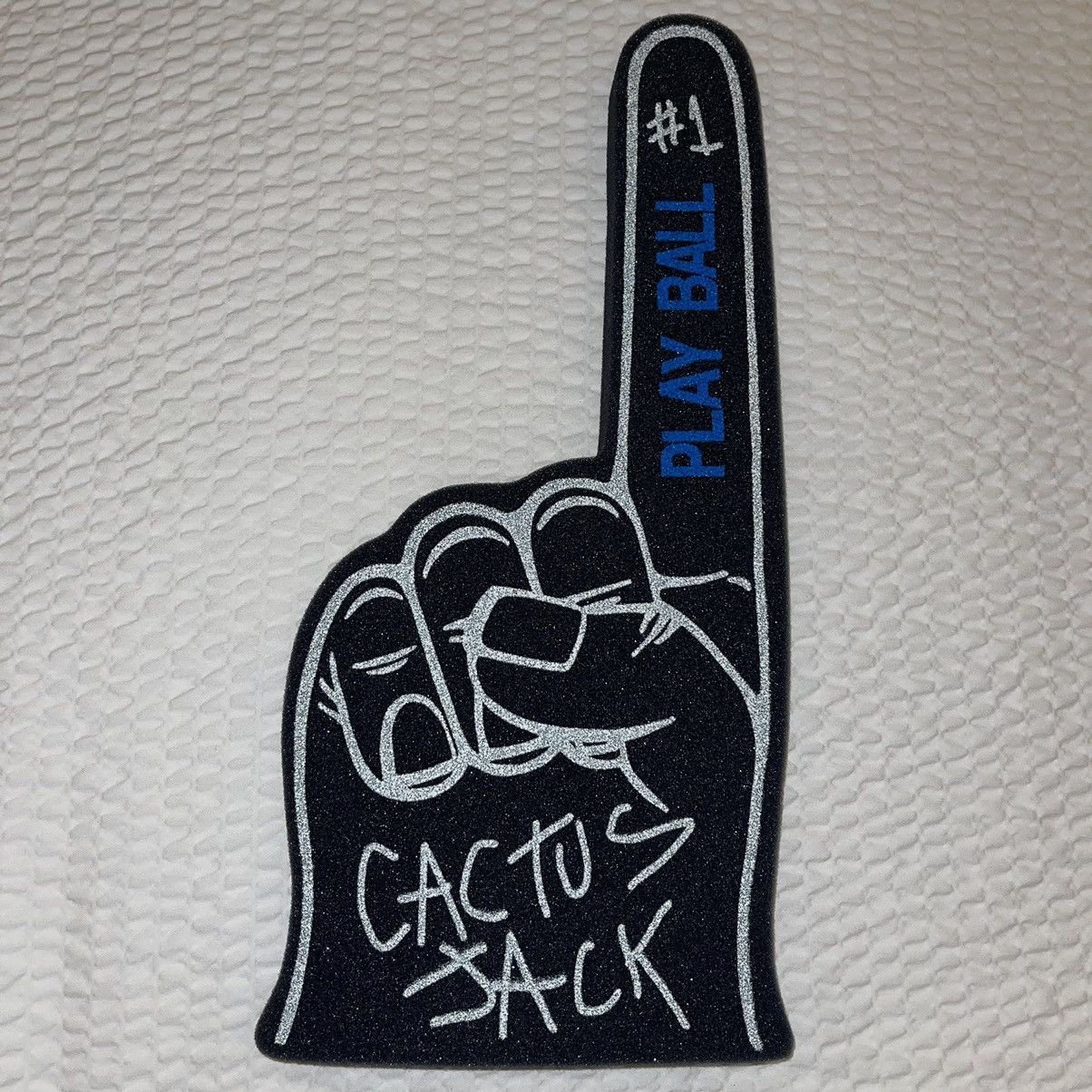 Travis Scott Travis Scott Cactus Jack Foam Finger Black | Grailed