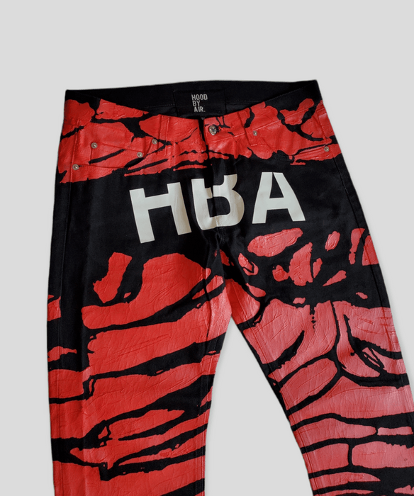 Hood By Air RARE $1,250 HBA SS/16 "Splatter" Jeans | Grailed