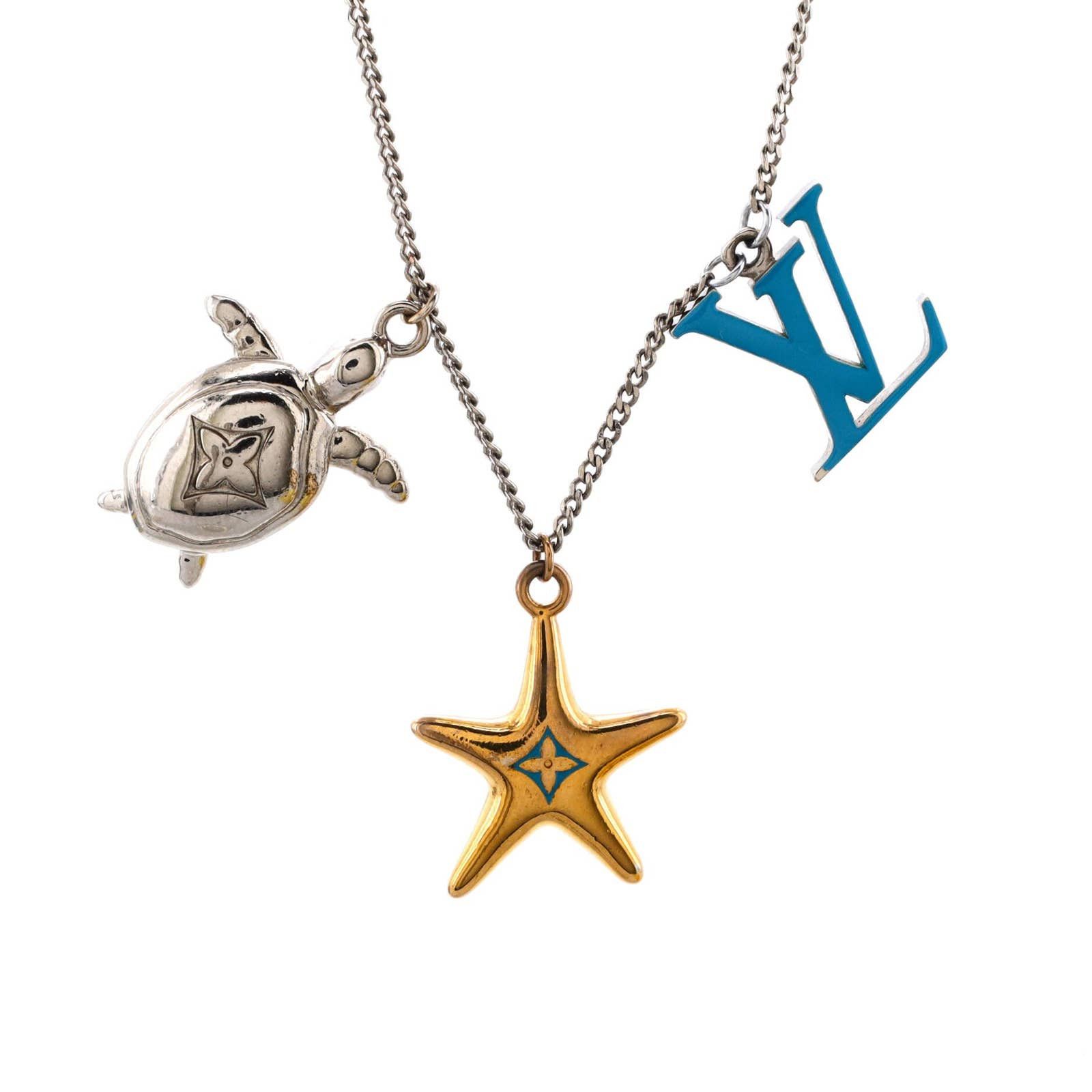 Louis Vuitton LV Turtle Aquatics Necklace Metal with Enamel | Grailed