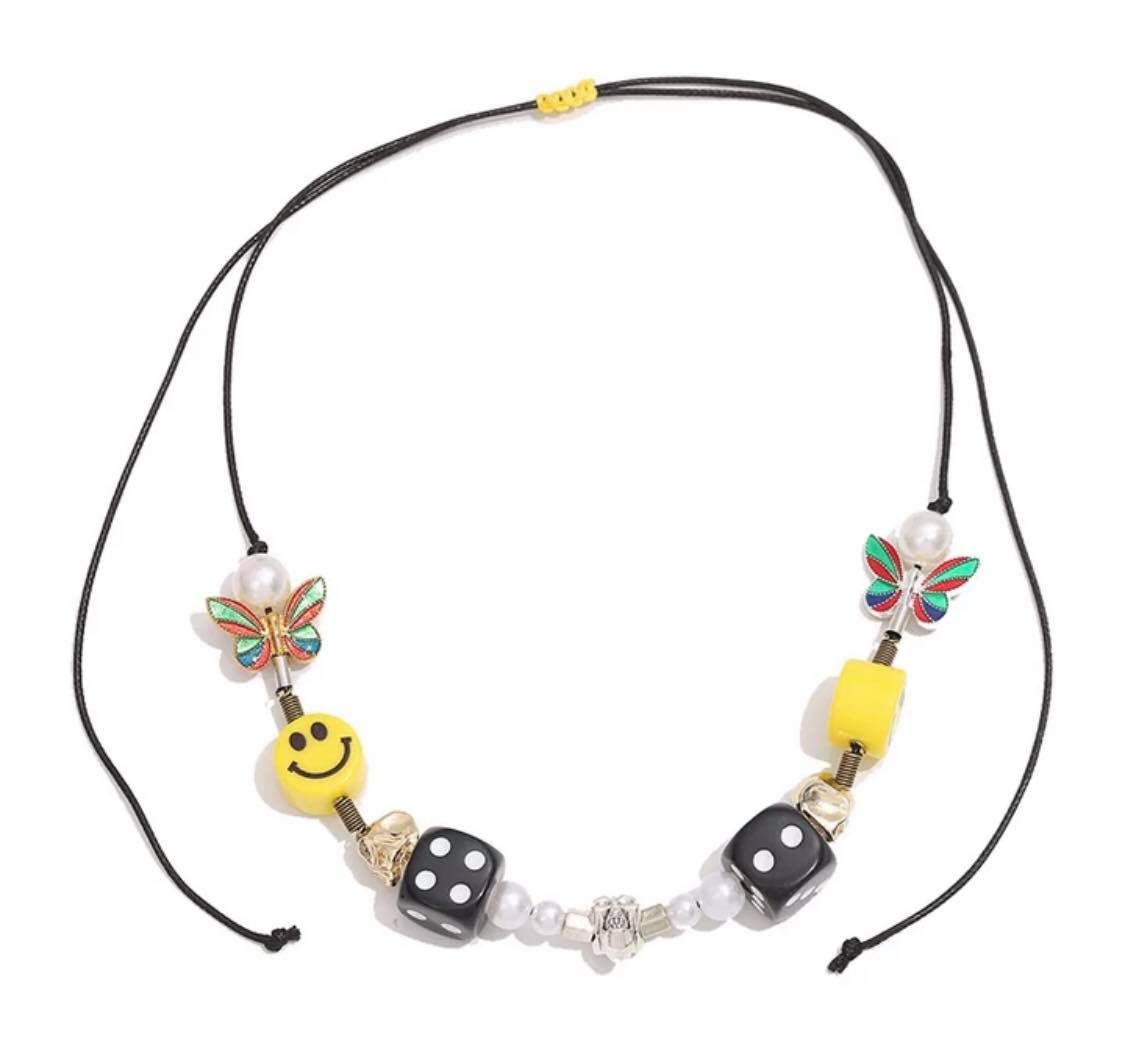 Asap Rocky × Streetwear × Vintage Asap Rocky Smiley Face Dice Pearls ...