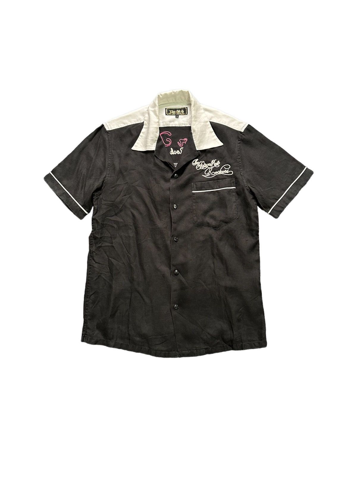 20471120 × Beauty Beast 00s King Mob rebel fashion bowling shirt | Grailed