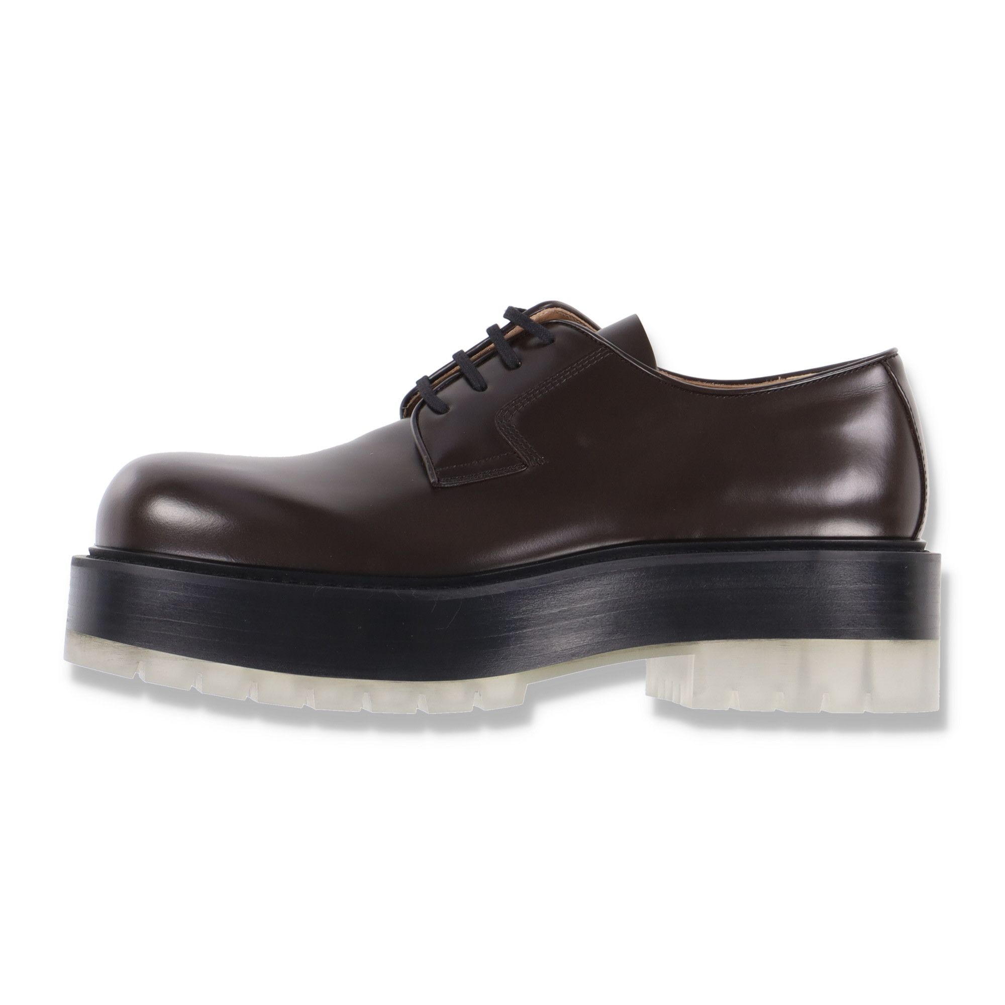 Bottega Veneta Espresso Stilt Platform Leather Shoes | Grailed