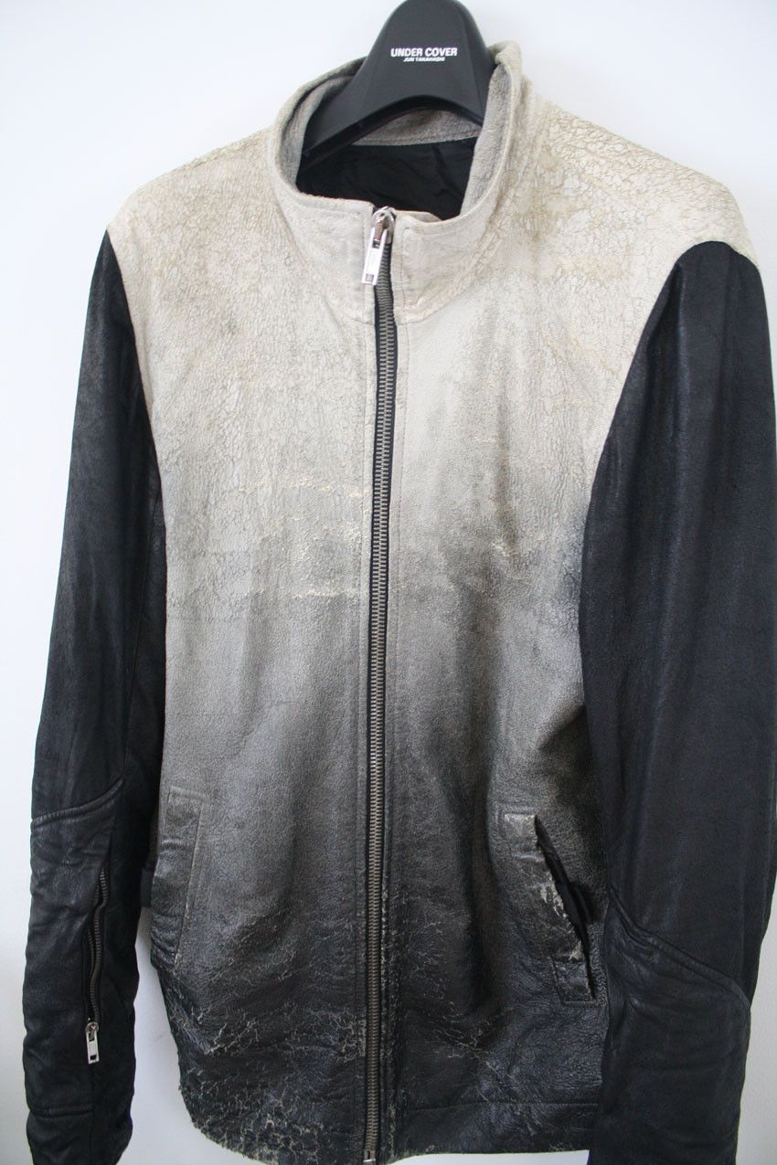 Rick Owens SS09 Gradient Leather Jacket | Grailed