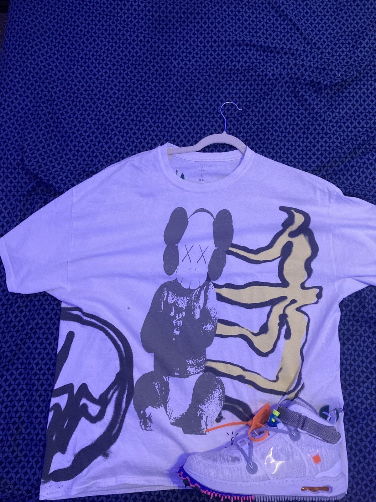 Travis Scott Cactus Jack + Kaws shirt | Grailed