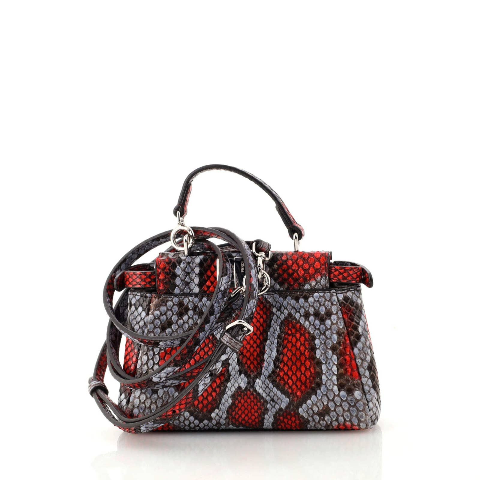 Fendi Peekaboo Bag Python Micro | Grailed