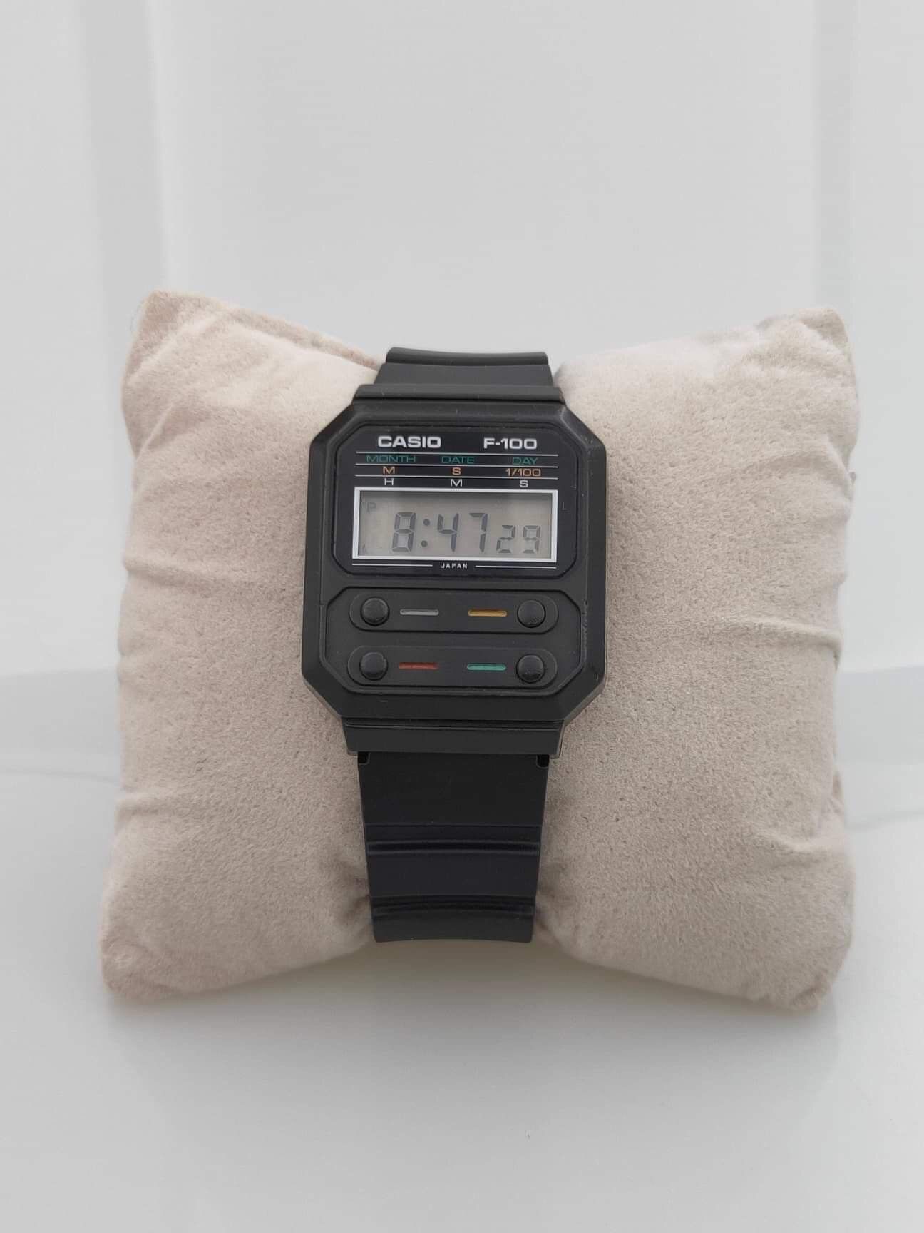 Japanese Brand × Vintage × Watch Very Rare CASIO F-100 Men’s Watch ...