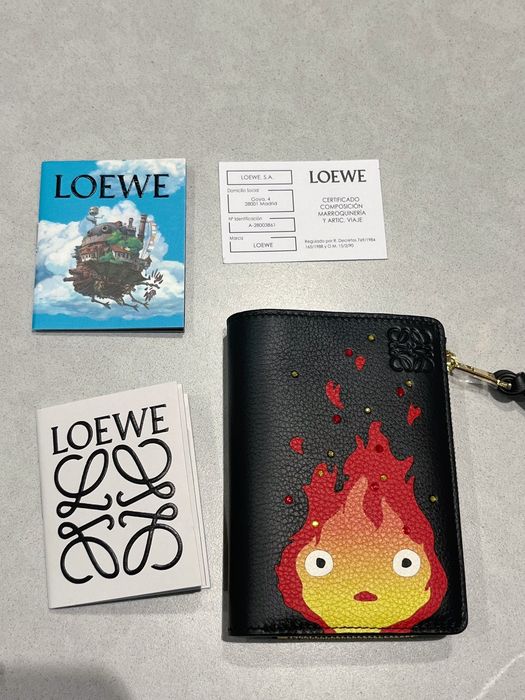 Loewe Loewe Howl’s Moving Castle Calcifer Wallet | Grailed
