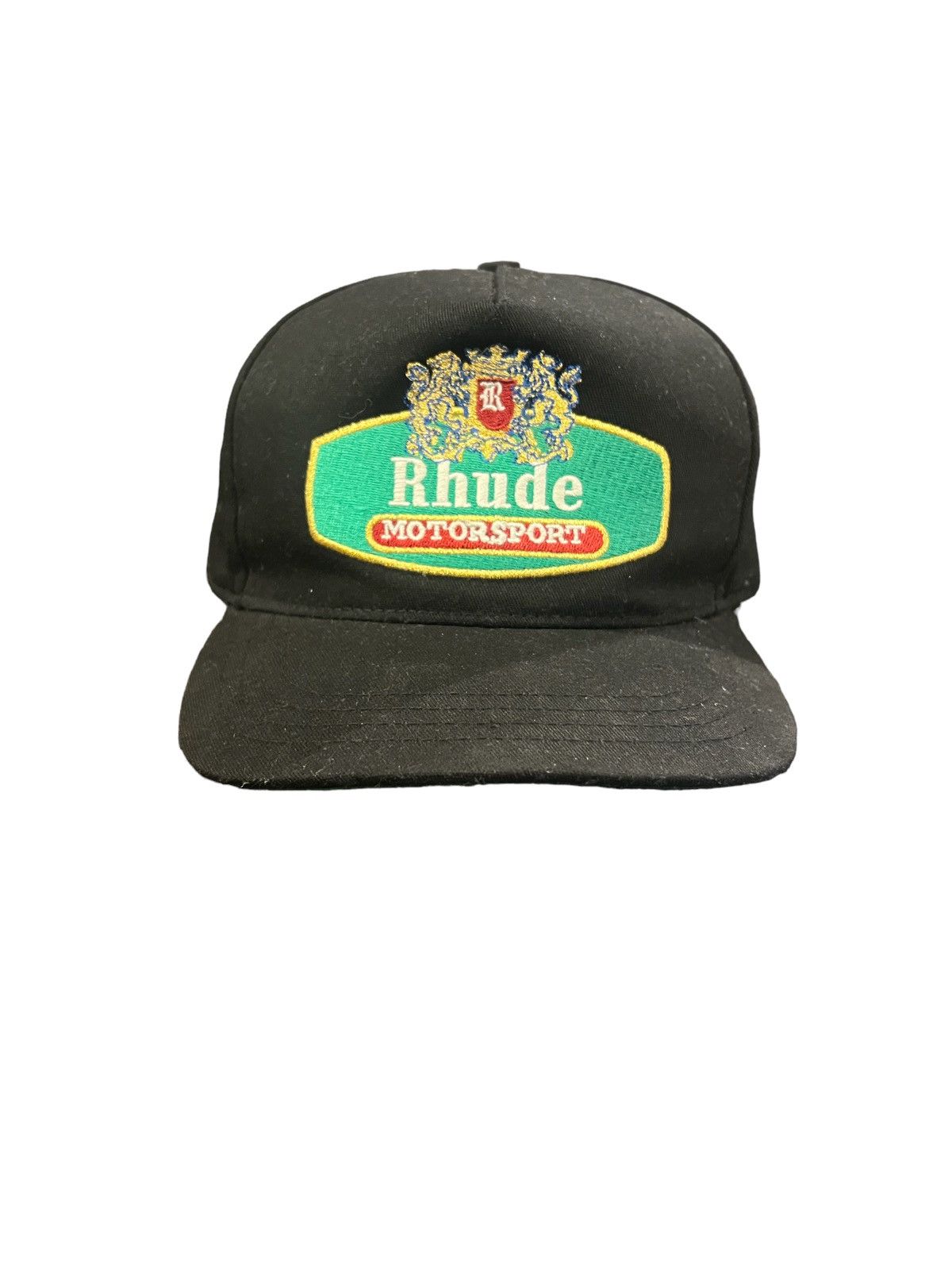 Rhude Rhude racing crest Snapback hat | Grailed
