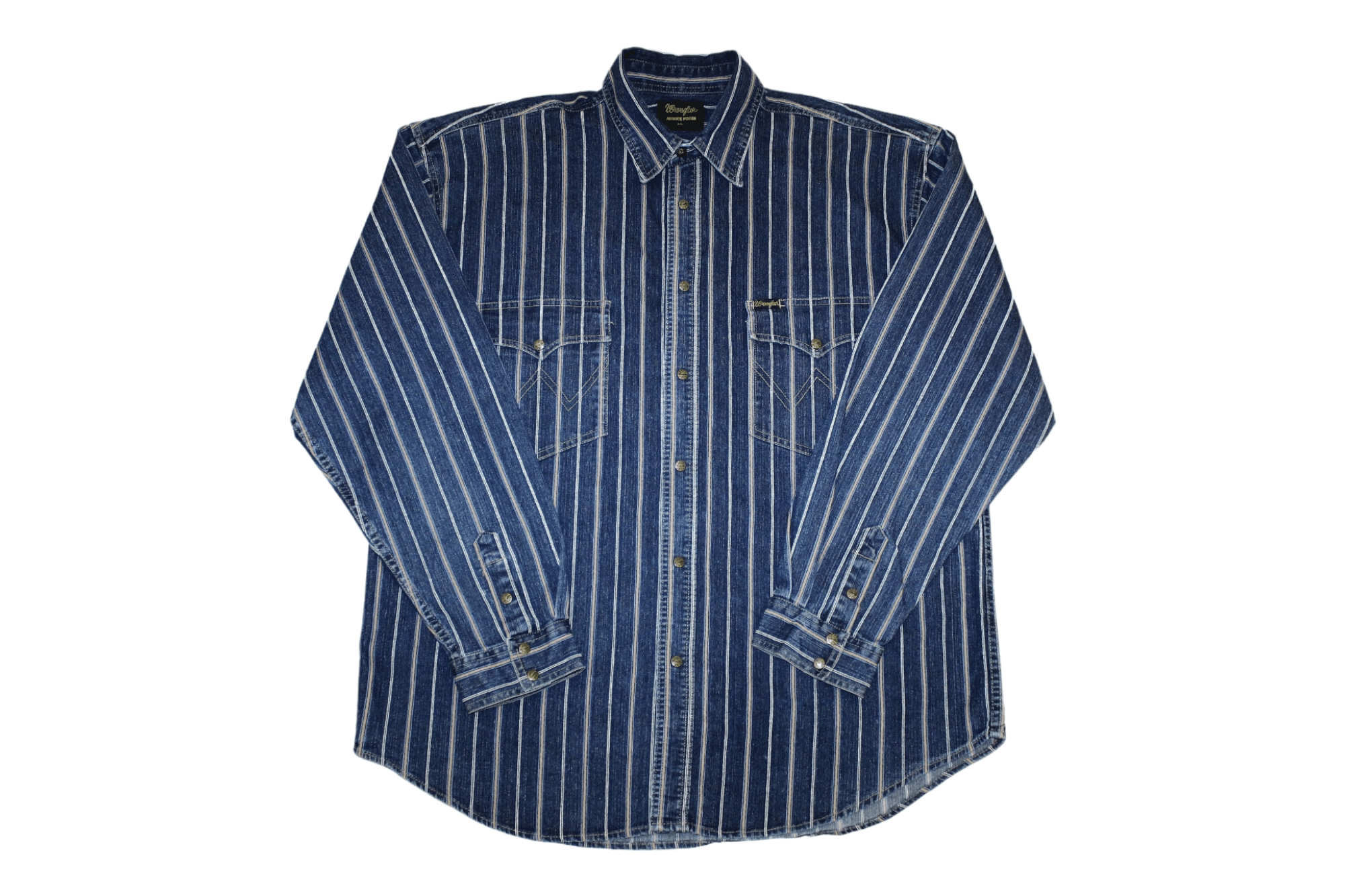 Vintage × Wrangler 🔥VTG🔥Wrangler Authentic Western Iconic Hickory Denim ...