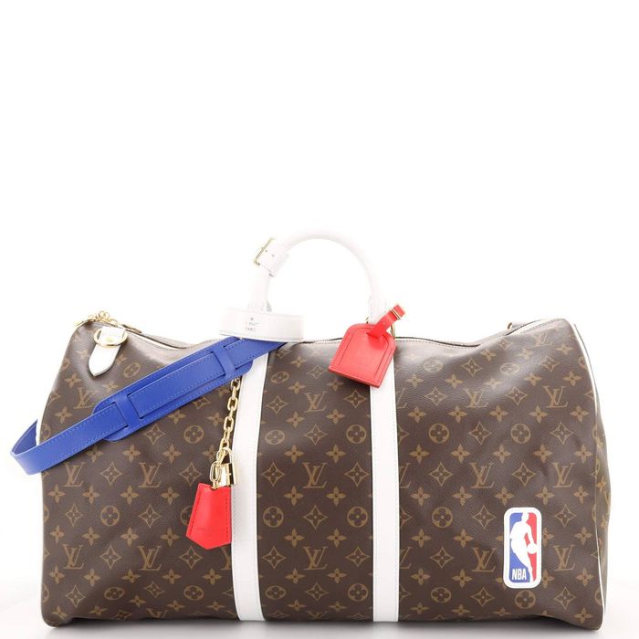 Louis Vuitton LV x NBA Basketball Keepall Bandouliere Bag Monogram ...