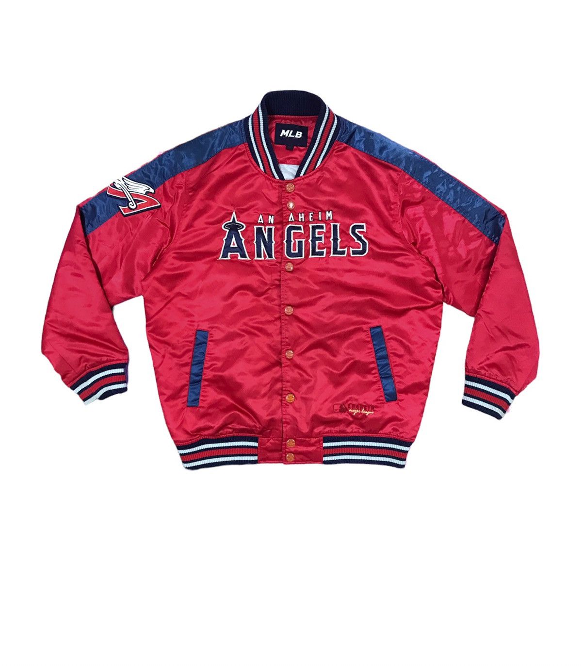 MLB × Streetwear Vintage Los Angeles Anaheim Angels Bomber Jacket ...