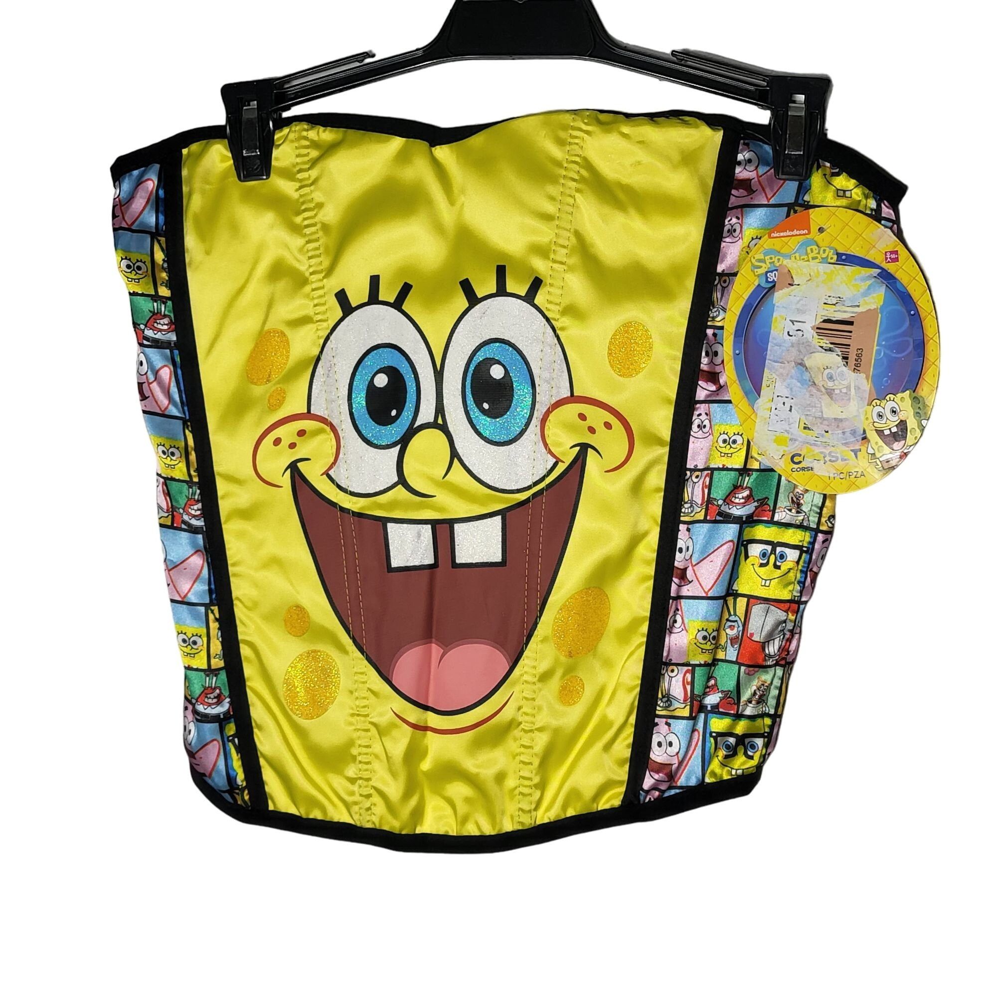 Nickelodeon NWT SpongeBob SquarePants Corset Bustier Women's Size S/M ...