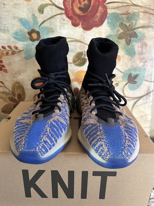 Adidas Yeezy Basketball Knit Slate Azure | Grailed