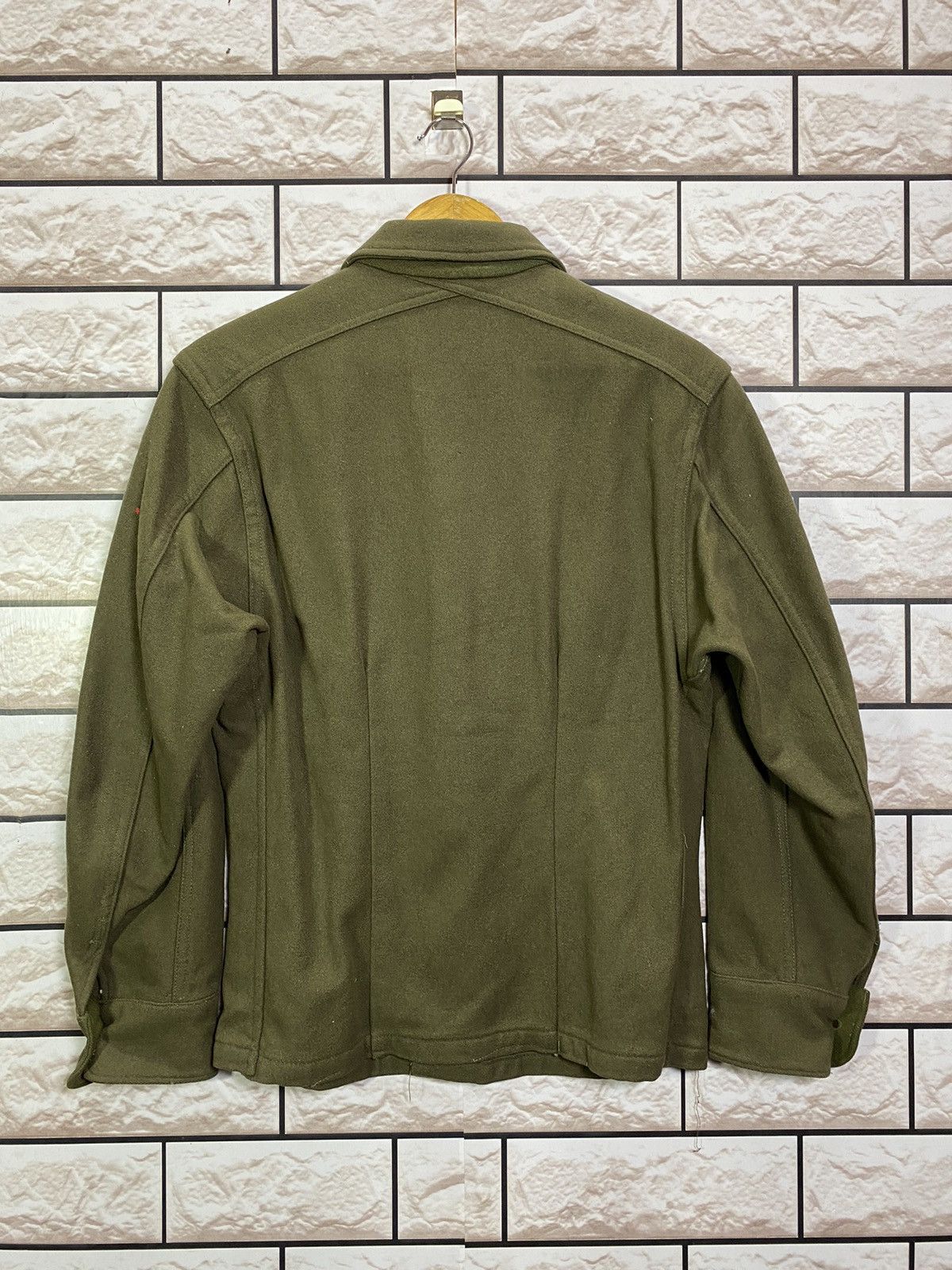 Vintage Vintage 50s US army green wool shirt jacket | Grailed