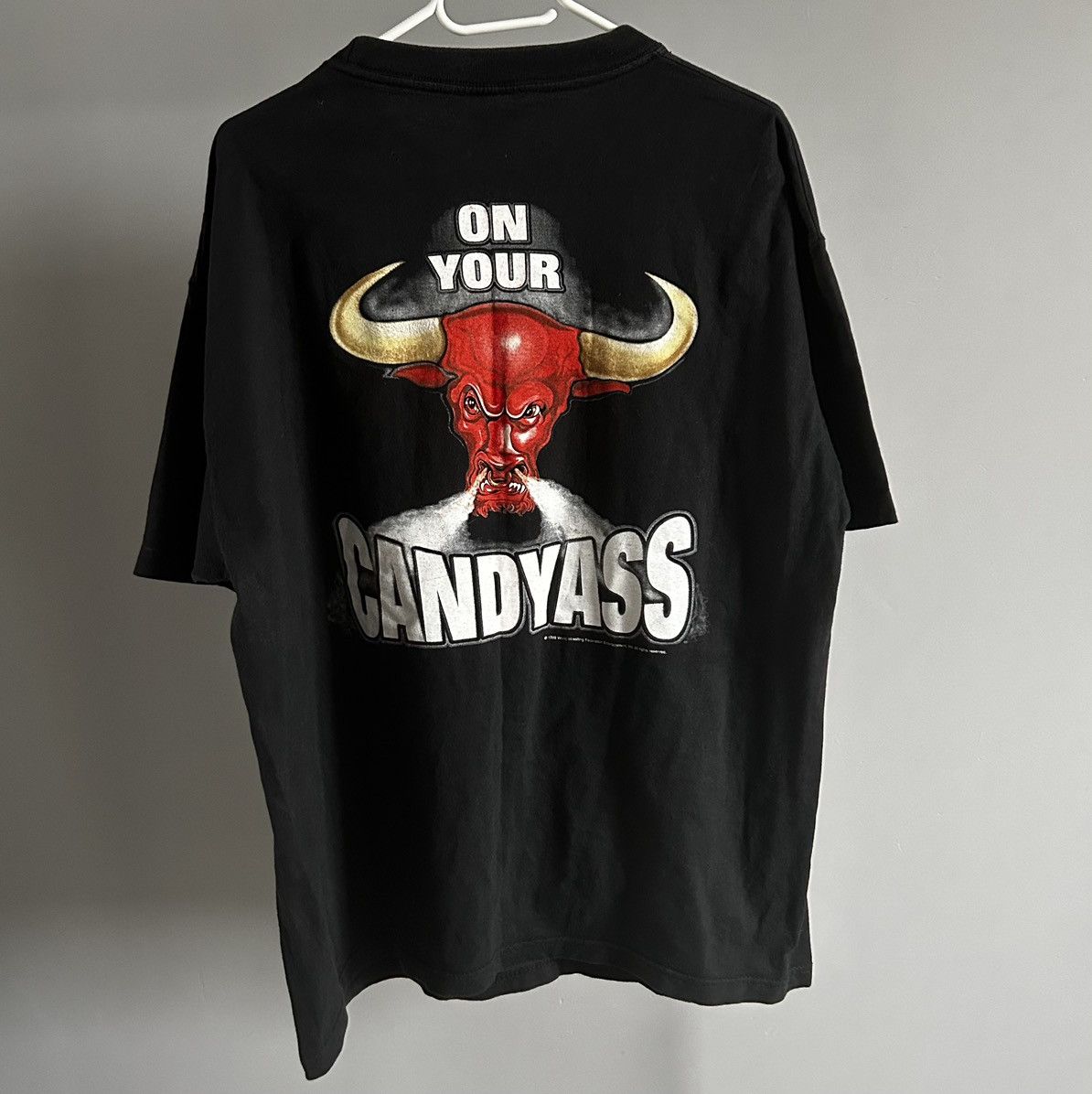 Vintage Vintage The Rock WWE 1999 Layeth The Smacket Down | Grailed